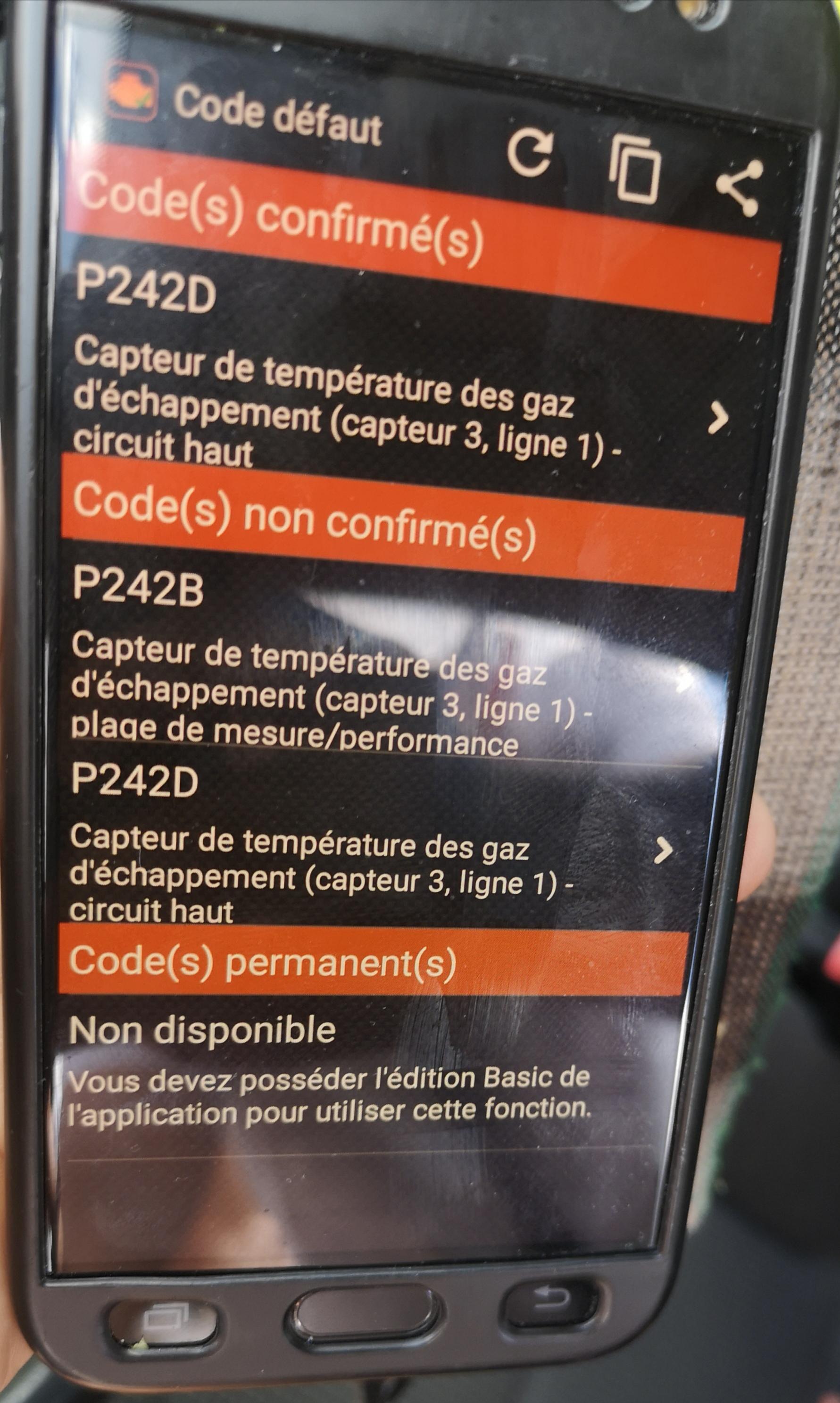 voyant moteur code P242D : Problèmes Electrique ou Electronique - Forum ...